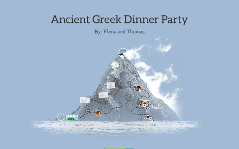 Ancient Greek Dinner Party by Elena Scheibler