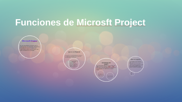 Funciones de Microsft Project by joffre paladines rodríguez on Prezi