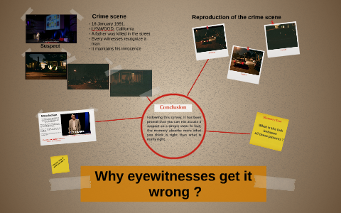 Why eyewitnesses get it wrong ? by Clément Pelucchi