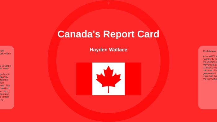 Canadas Report Card by Ethan Wallace on Prezi