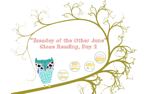"Tuesday of the Other June" by Rachel Gordon on Prezi