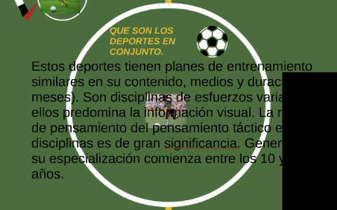 DEPORTES EN CONJUNTO by on Prezi