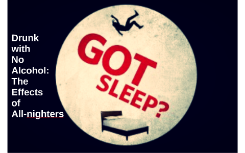 Drunk with No Alcohol: The Effects of All-nighters by Tiana Zlotoff on ...