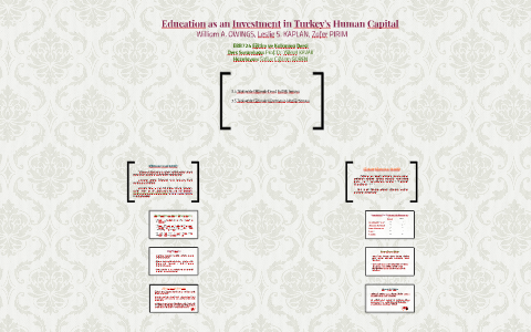 Education as an Investment in Turkey's Human Capital by Çiğdem Gören on ...