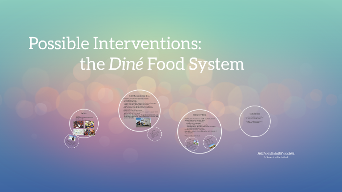 possible interventions for the diné food system by Danner Peter on Prezi