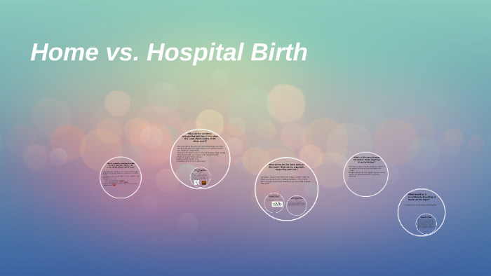 Home vs. Hospital Birth by Mika Takenaka