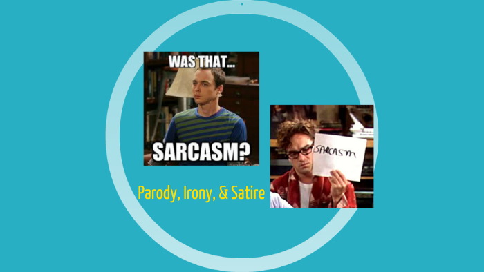 Sarcasm, Parody, Irony, & Satire by Jessica Young on Prezi
