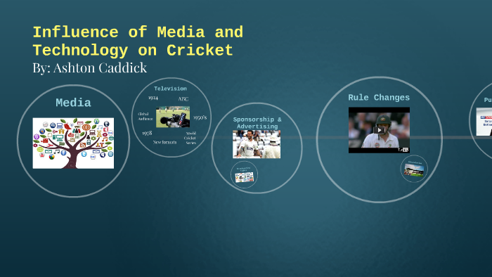 Influence of Media and Technology on Cricket by Ashton Caddick on Prezi