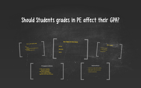 Should Students grades in PE affect GPA? by rowan crisp on Prezi