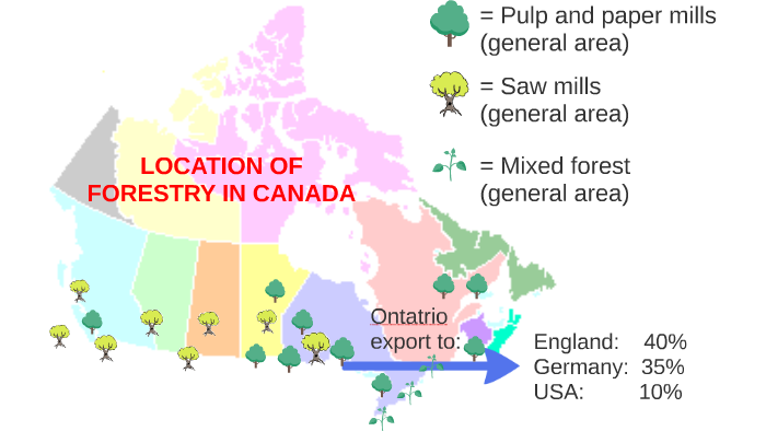 LOCATION OF FORESTRY IN CANADA by willy peter on Prezi
