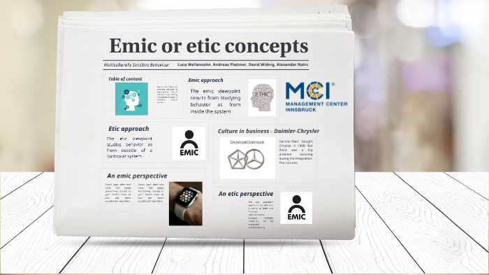 Emic or etic concepts by Alexander Nairz on Prezi