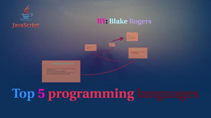 Top 5 programming languages by Blake Rogers on Prezi