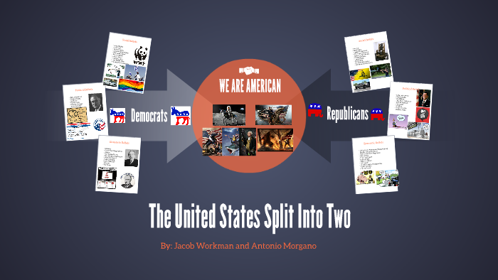 The United States Split Into Two by Jacob Workman on Prezi