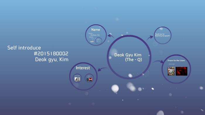 Self - Introduce by deokgyu KIm on Prezi