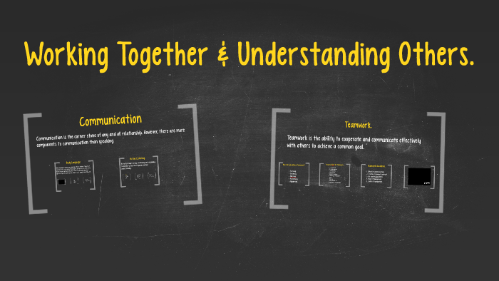 Working Together & Understanding Others by Stephen Benedict on Prezi
