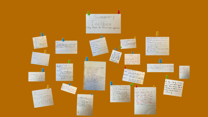 Summary Handout by Niles Haich on Prezi