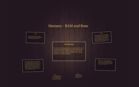 Memory - RAM and Rom by Maya Carswell on Prezi