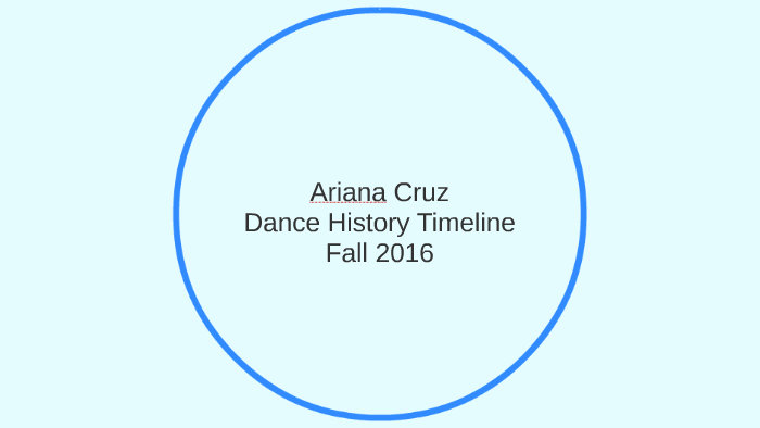 Dance history timeline by Ariana Lyerly-Cruz on Prezi