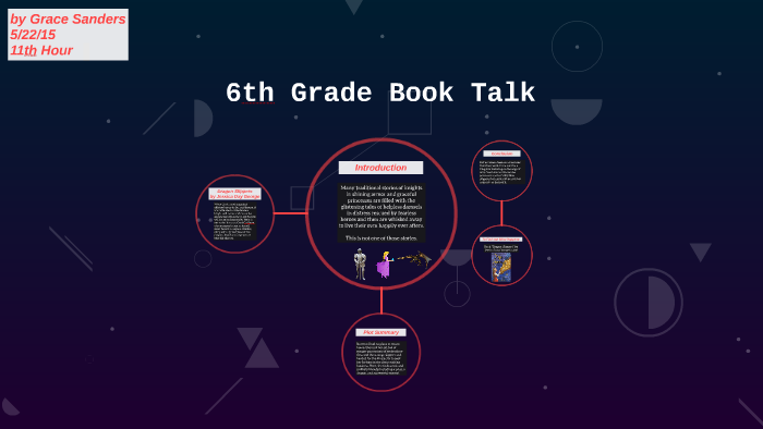 6th Grade Book Talk by Grace Sanders on Prezi