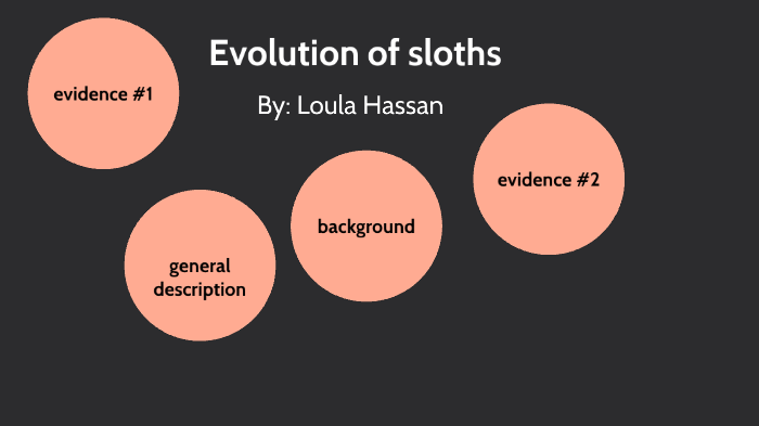 evolution of sloths by Loula Hassan on Prezi