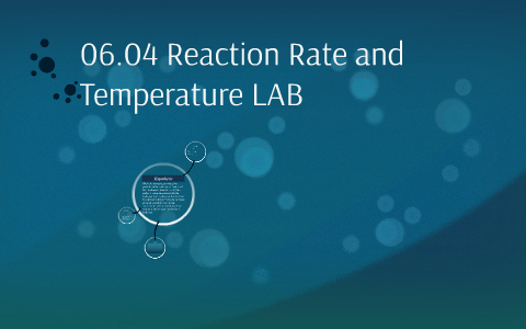 06.04 Reaction Rate and Temperature LAB by Rose Colon on Prezi