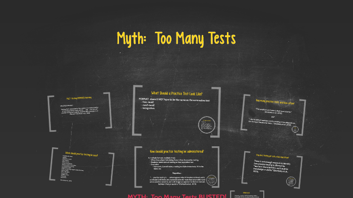 Myth: Too Many Tests by Angelie Bauer on Prezi