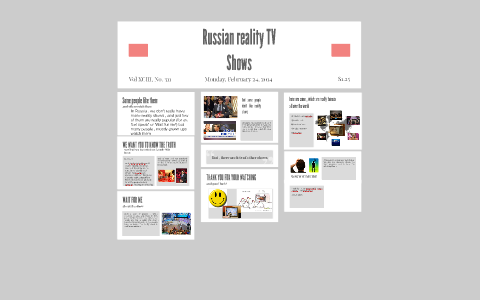 Russian reality TV Shows by Elisabeth Vengrinovich on Prezi