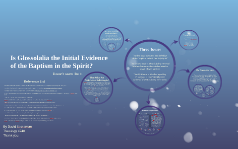 Is Glossolalia the Initial Evidence of the Baptism of the Sp by David ...