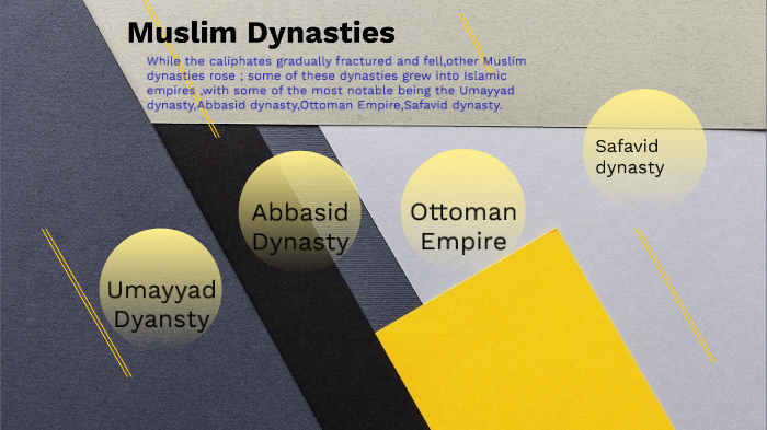 Muslim Dynasties by Daniel Khan on Prezi