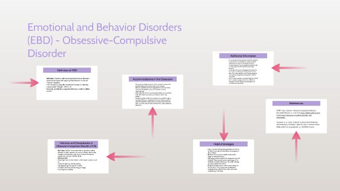 Emotional and Behavior Disorders (EBD) - Obsessive-Compulsiv by Megan ...