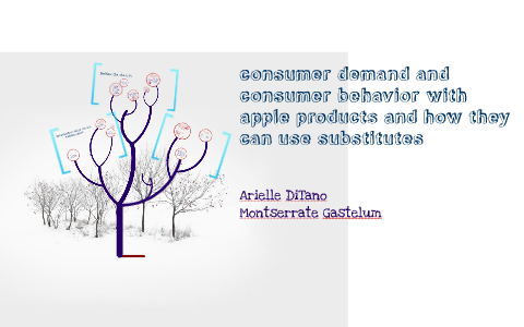 consumer demand and consumer behavior with apple products an by ...