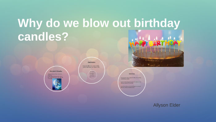 Why do we blow out birthday candles? by Allyson Elder on Prezi