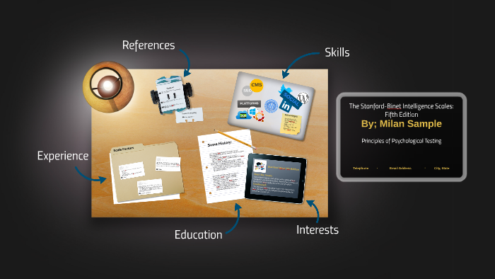 The Stanford-Binet Intelligence Scales: Fifth Edition by milan sample ...