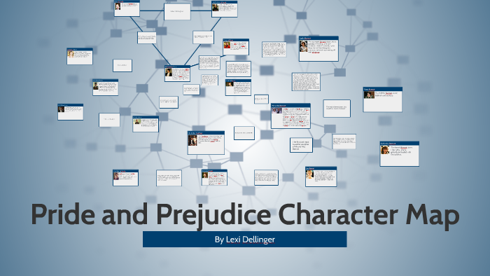 Pride and Prejudice Character Map by Lexi Dellinger on Prezi