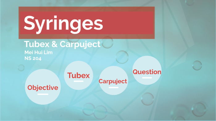 Syringe-Tubex & Carpuject by Mei Lim on Prezi