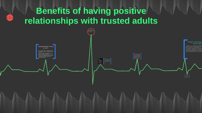Benefits of having positive relationships with trusted adult by Andrea ...