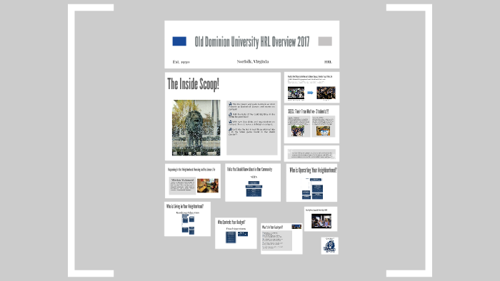 Old Dominion University HRL Quick Guide by Donn Garby