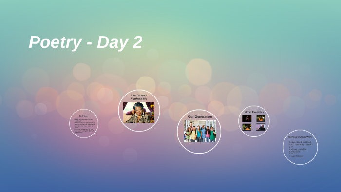 Poetry - Day 2 by David Kitchen on Prezi