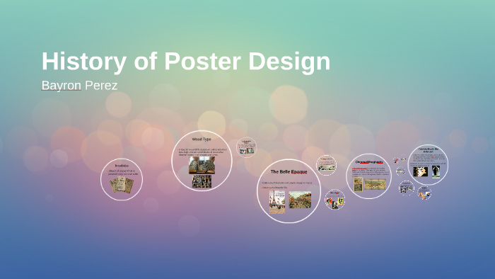 History of Poster Design by Bayron Perez