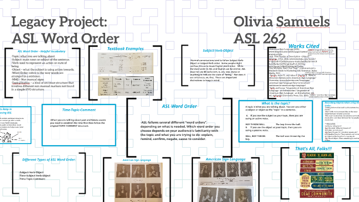 ASL Word Order by Olivia Samuels on Prezi
