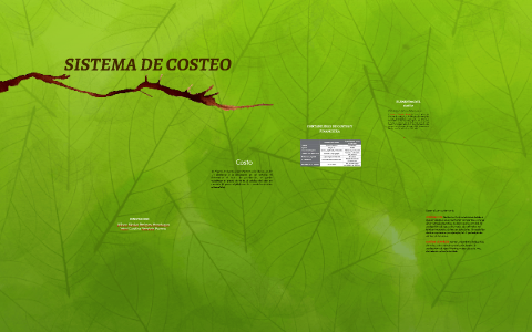 SISTEMA DE COSTEO by Nicolas Berigues on Prezi