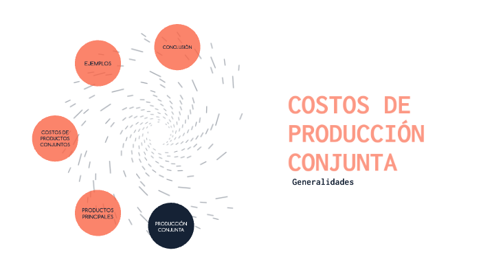 COSTOS DE PRODUCCIÓN CONJUNTA (Generalidades) by Vanessa Martinez on Prezi