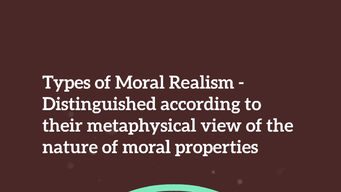Types of Moral Realism by Neil Sinclair