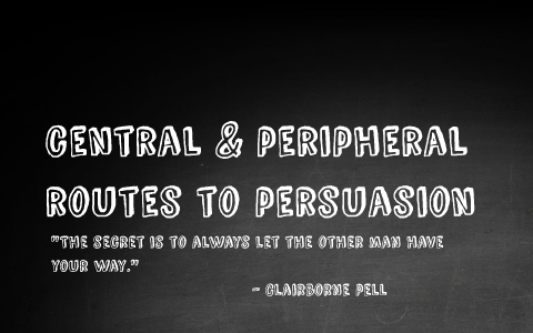 central & peripheral routes to persuasion by Robin P on Prezi