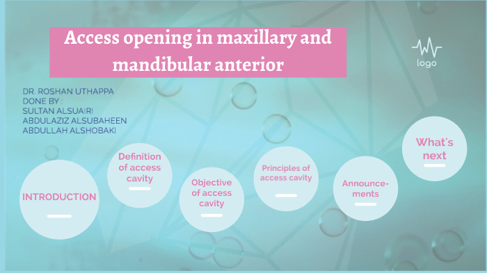 access opening of anterior teeth by k . on Prezi