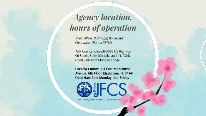 Agency location, hours of operation by Christine Nicole on Prezi