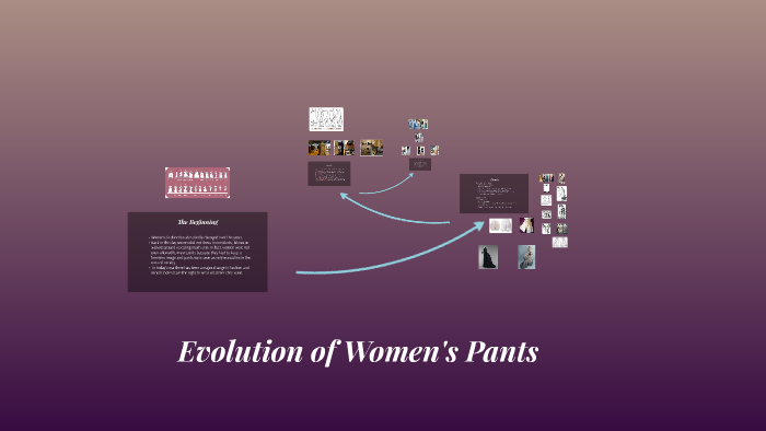 Evolution of Women's Pants by Martina Putrus on Prezi