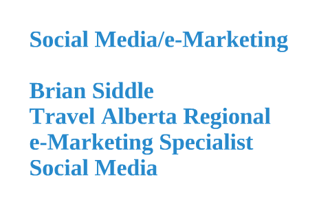 Social Media - Ski by Brian Siddle on Prezi