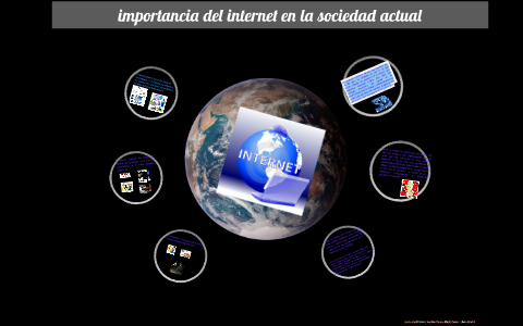 importancia del internet en la sociedad actual by on Prezi