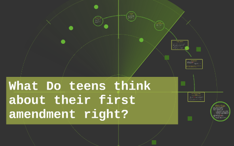 What Do teens think about their first amendment right? by Yosef ...